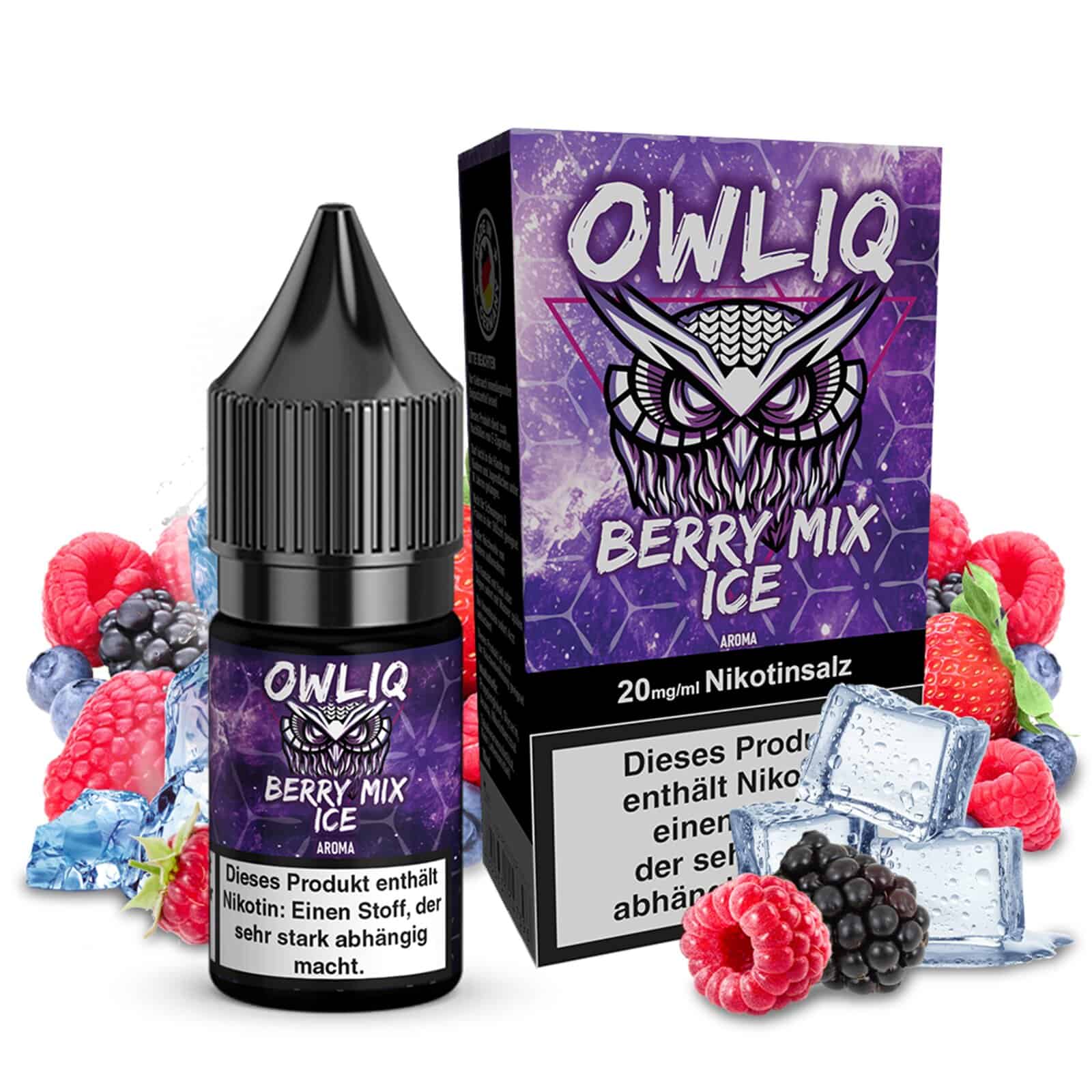 OWLIQ Berry Mix Ice Liquid - ELFBAR VAPES EU